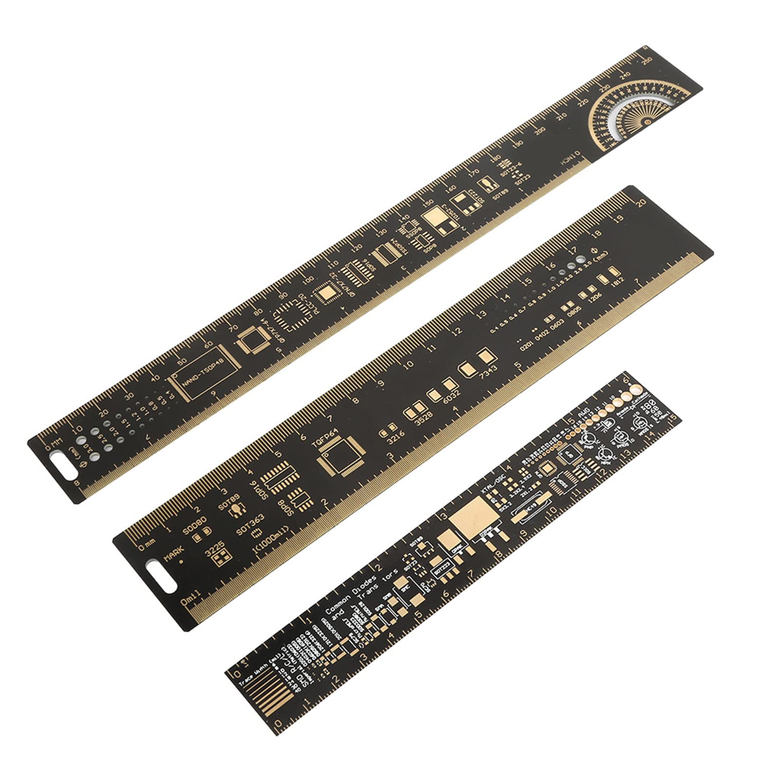 Mua Printed Circuit Board Engineering Ruler, 3PCS 6.3/7.87/10.23inch ...