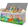 Amazon.com: KORVAX Extra Large Toy Box Chest with Lids, Collapsible Toy Storage Organizer for ...