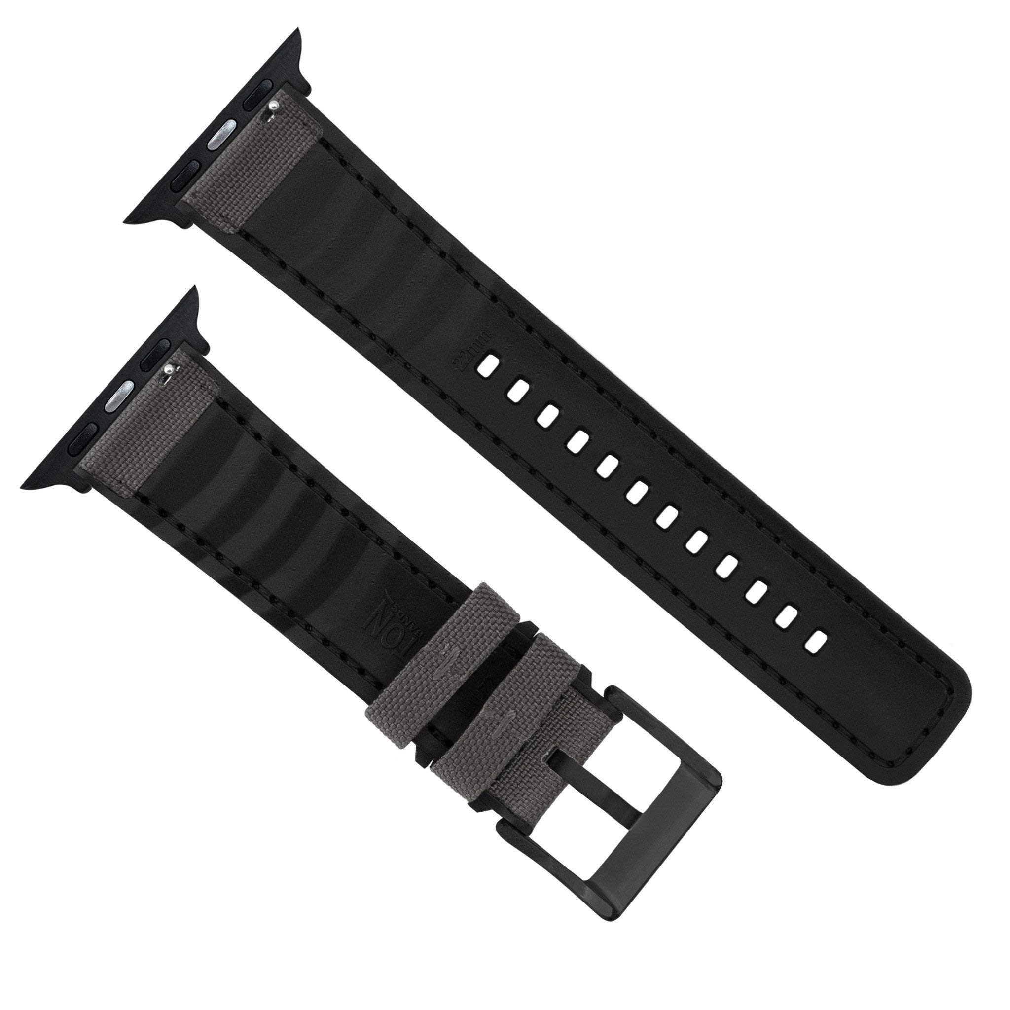 Mua BARTON WATCH BANDS Cordura Fabric & Silicone Hybrid Watch Bands ...