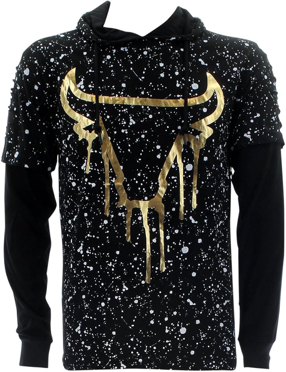 Amazon.com: Switch Remarkable - Men's Foil Paint Splatter Bull T-Shirts ...