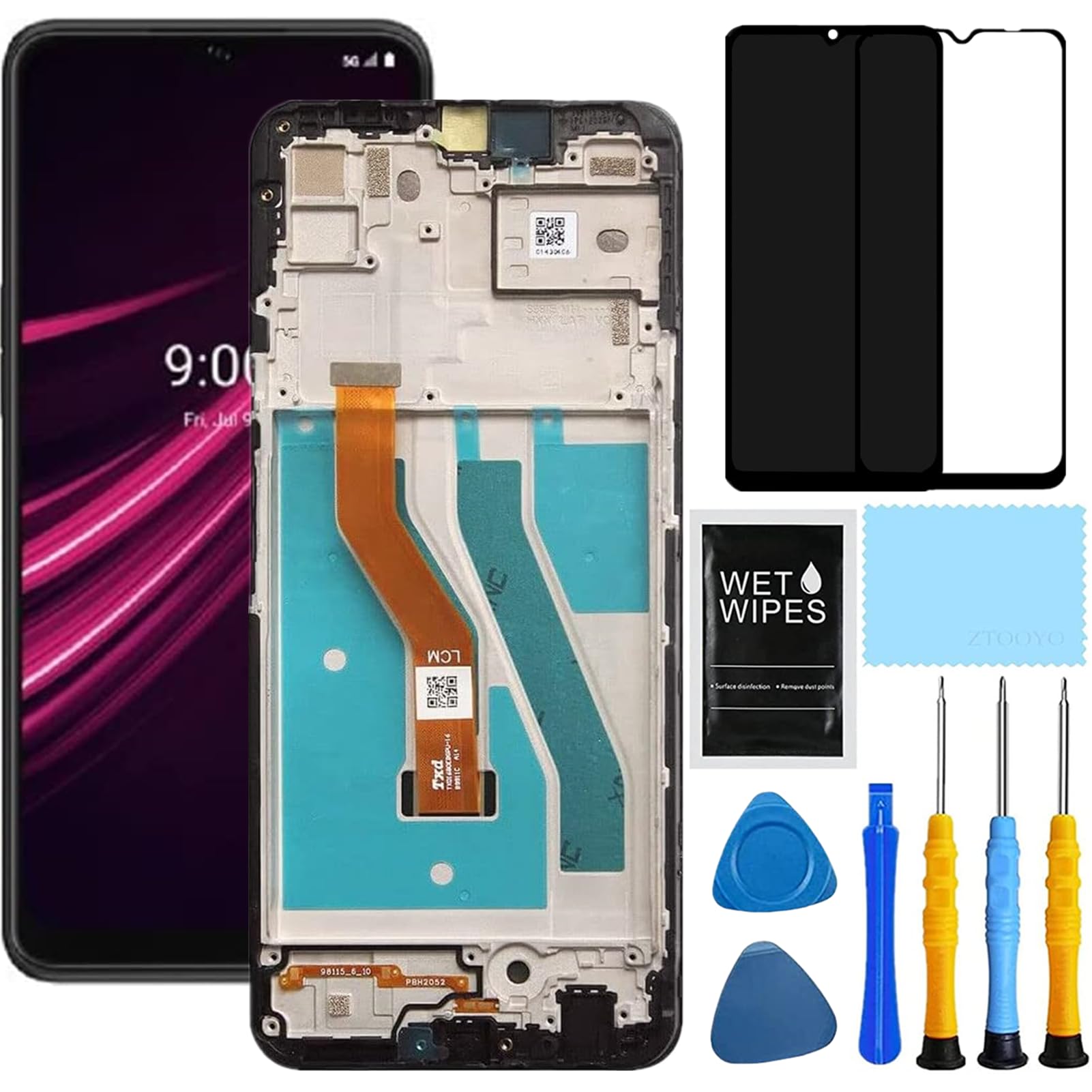 Mua for T-Mobile Revvl V Plus 5G Screen Replacement kit kit for Revvl ...