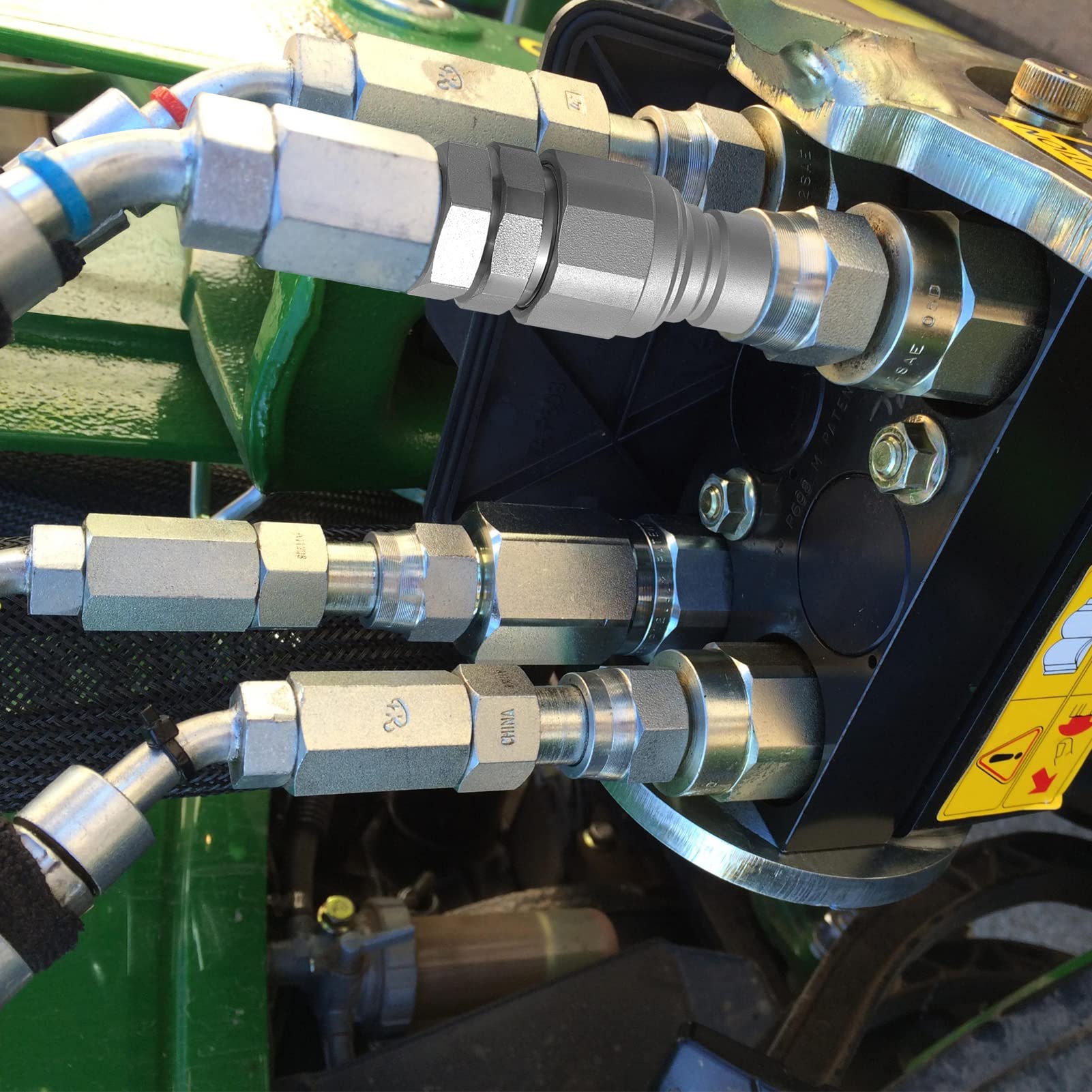 Mua 1/2" Body ISO 16028 Skid Steer Bobcat Flat Face Hydraulic Quick ...