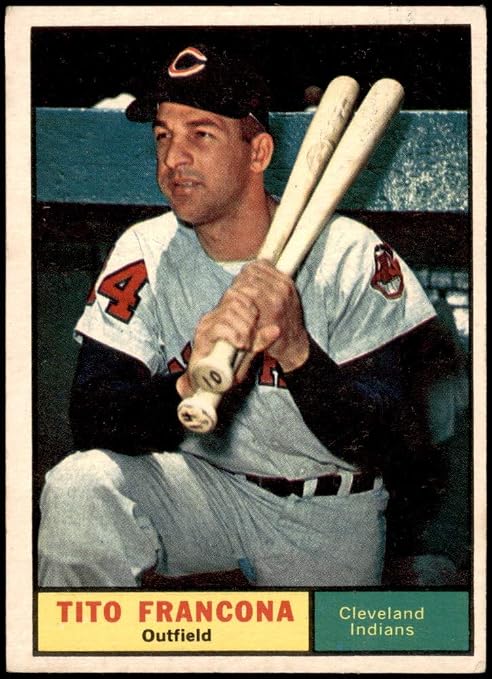 Amazon.com: 1961 Topps # 503 Tito Francona Cleveland Indians (Baseball ...