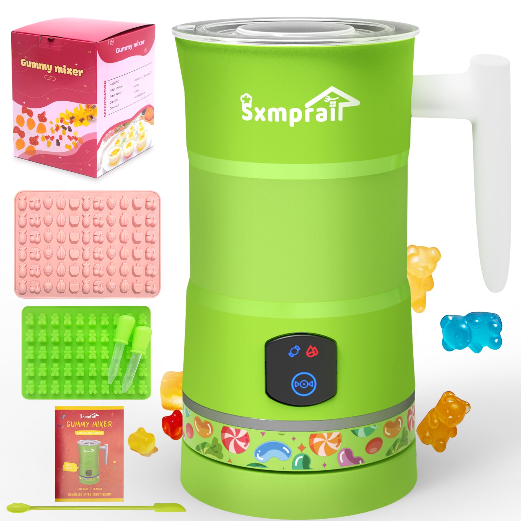 Gummy Candy Maker Mixer Make Gummy Bear, Infused Herb Edible Gummy ...
