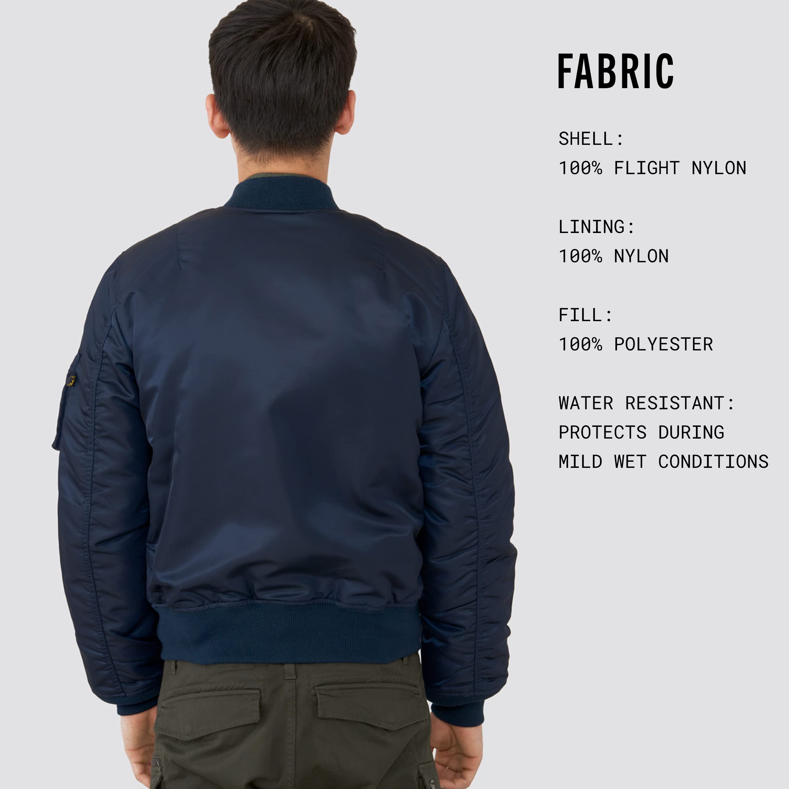 Mua Alpha Industries MA-1 Slim Fit Bomber Flight Jacket - Fighter Pilot Flight Jacket trên ...