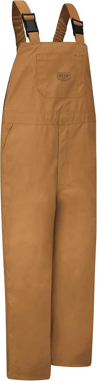 Amazon.com: Red Kap Men's Insulated Blended Duck Bib Overall: Clothing