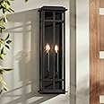 Possini Euro Design Metrix 26" High Farmhouse Rustic Modern Rectangular ...