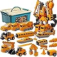 Amazon.com: Magnetic Transform Engineering Car Assembled Toys,Toy ...