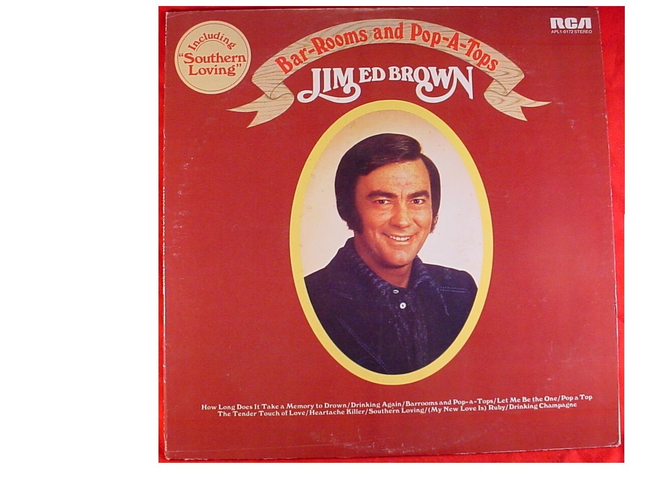 Jim Ed Brown - JIM ED BROWN - bar-rooms & pop-a-tops RCA 0172 (LP vinyl ...