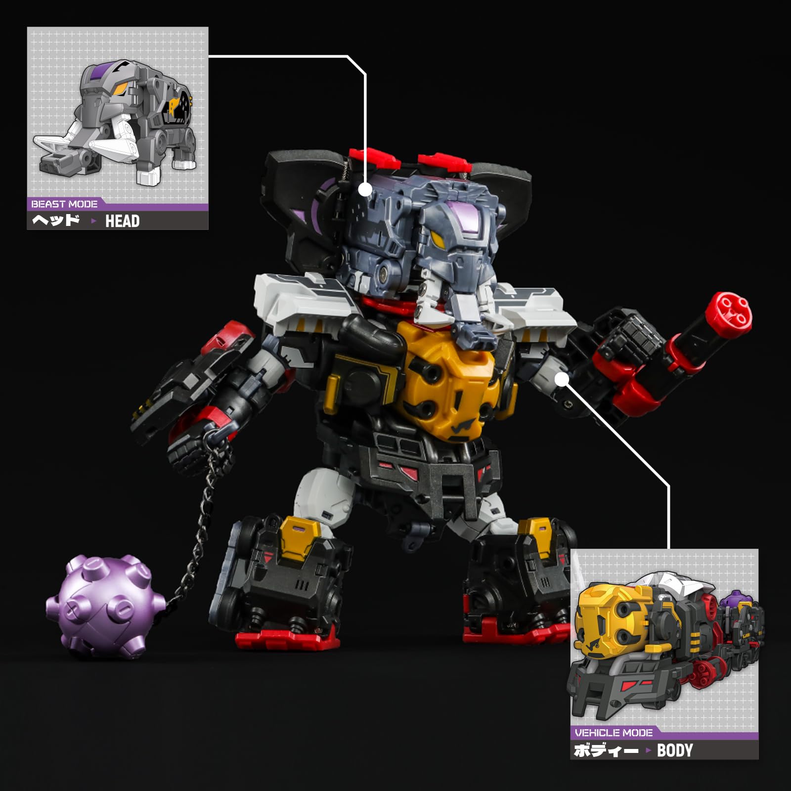 Mua 52TOYS BEASTBOX MEGA Series BMM-01 MECHABEAST PHYCHOTRAIN ...