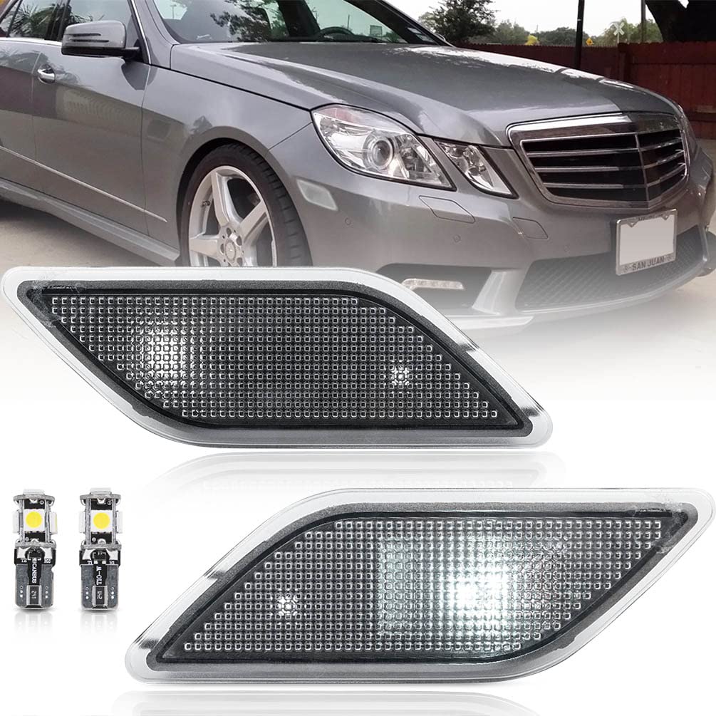 NJSBYL Clear Lens Front Bumper Side Marker Lights Lamp Housing for 2010 ...