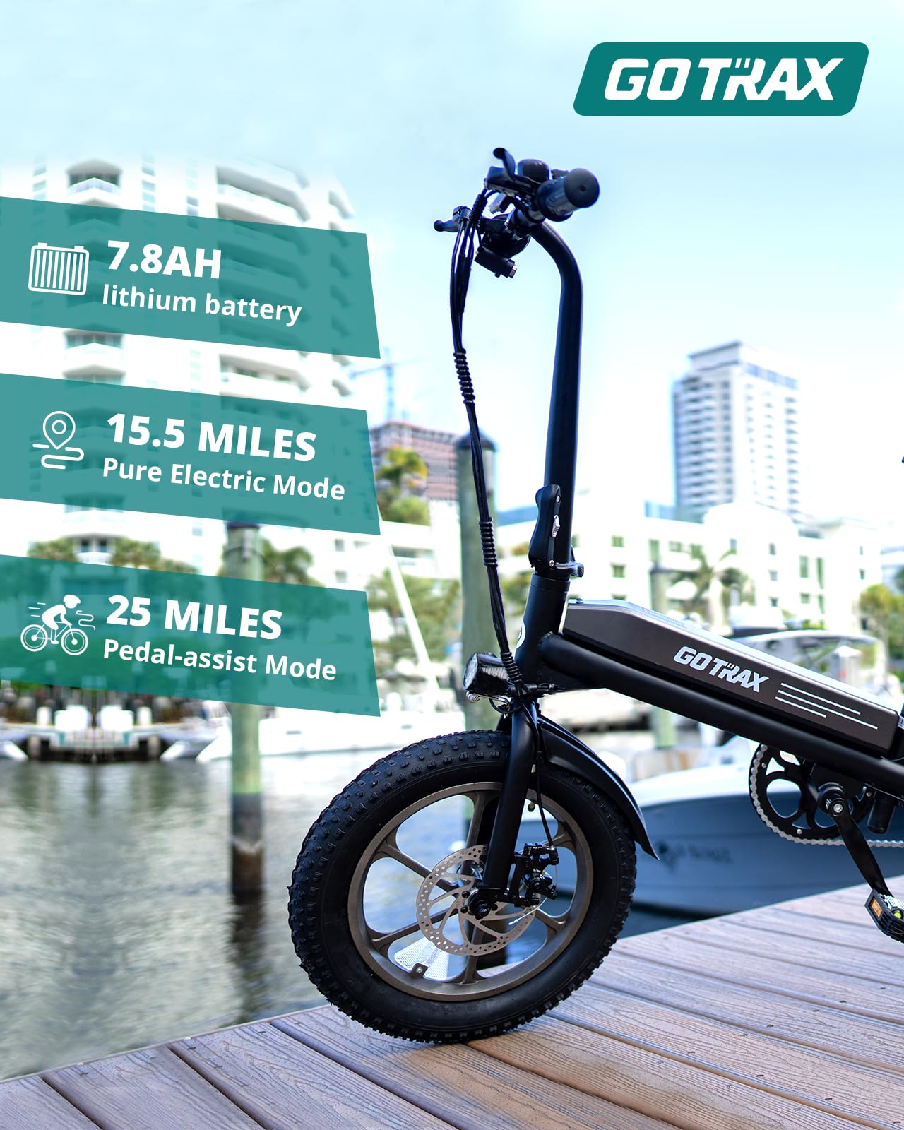 Mua Gotrax S3 Electric Bike, 16x3.0 Fat Tire Electric Bicycle Adults ...