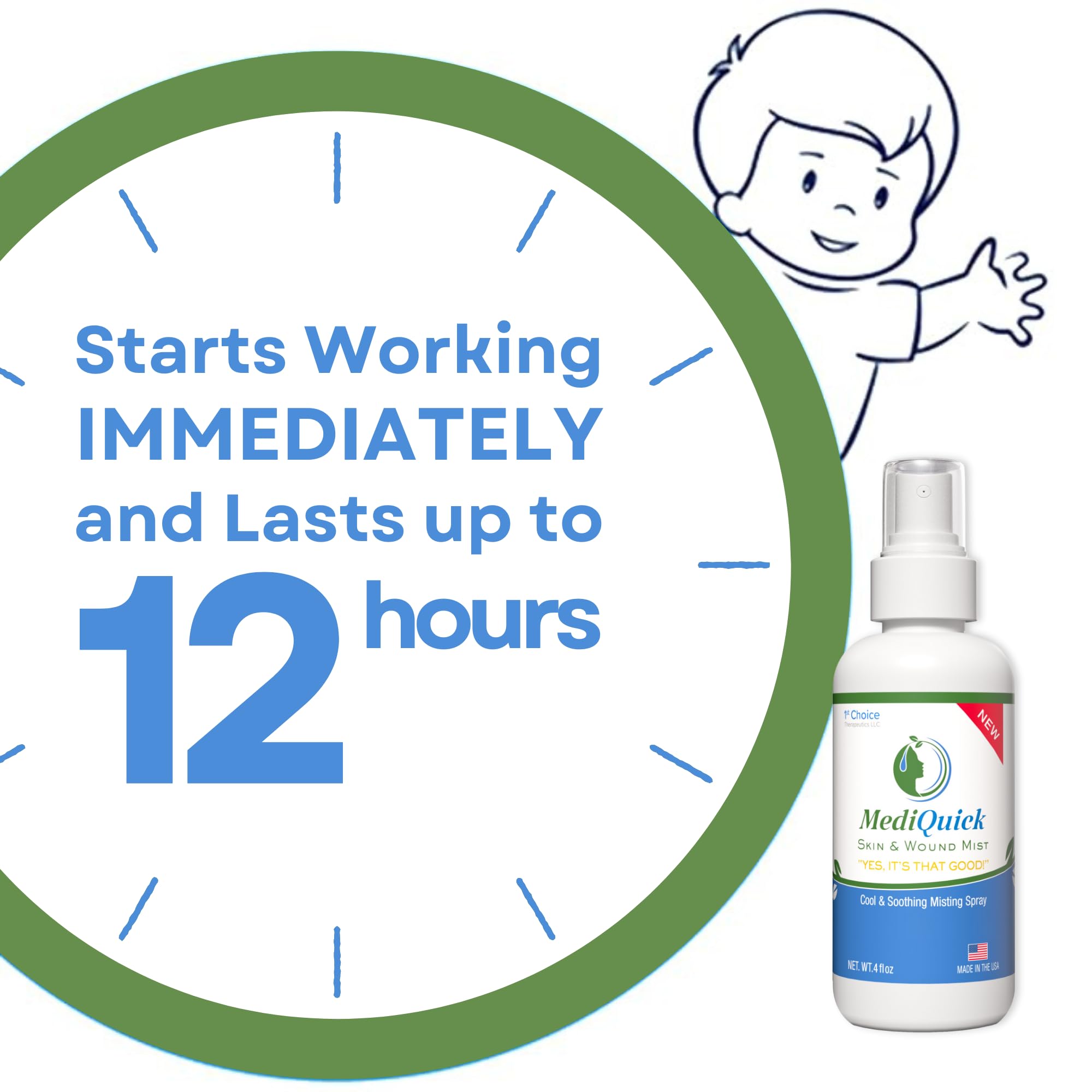 Mua MediQuick Mist Skin & Wound Repair helps speed Healing Naturally ...