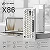 ATTACK SHARK X86 Wireless Gaming Keyboard 75%,Aluminum Mechanical ...