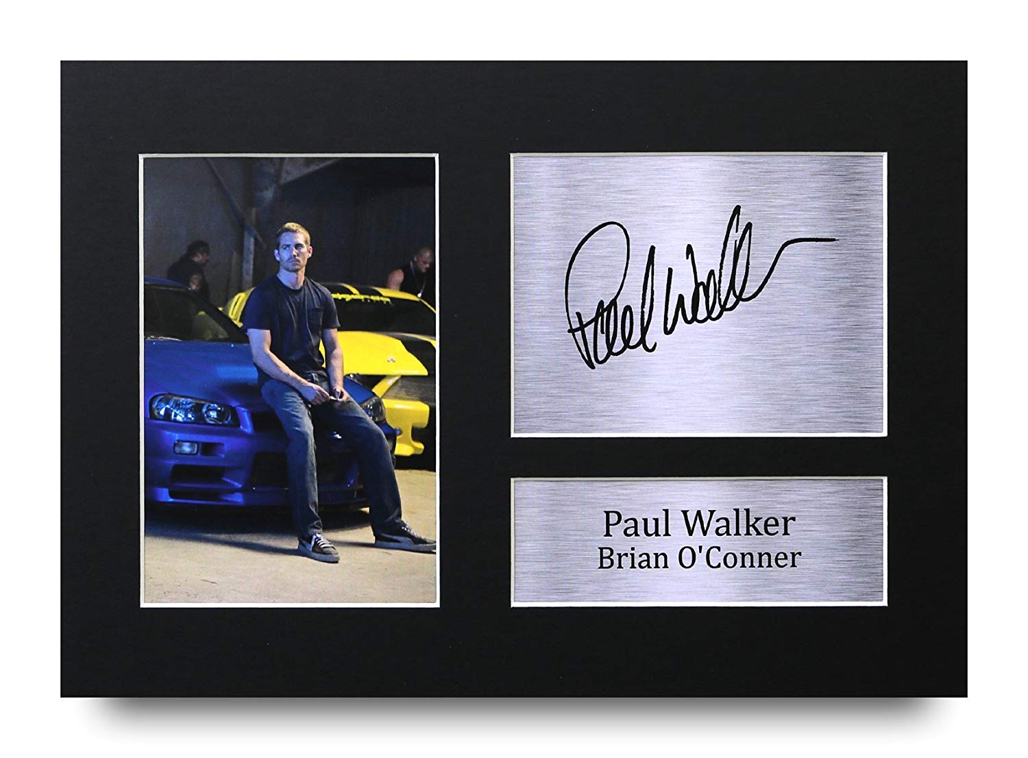 HWC Trading Paul Walker Gift Signed A4 Printed Autograph Brian O'Conner ...