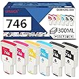 Amazon.com: 746 Ink Cartridges Compatible with HP P2V78A P2V79A P2V80A ...
