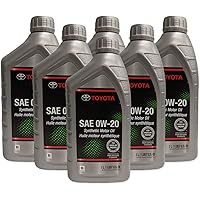 Toyota SAE 0W16 Synthetic Motor Oil 6 Pack (6 Litres) : Amazon.ca ...