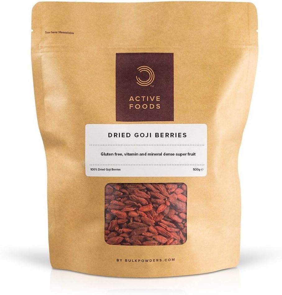 BULK POWDERS Dried Goji Berries, 500 g: Amazon.co.uk: Health & Personal ...