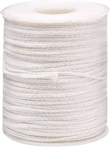 Amazon.com: Outus 200 Feet 24 Ply Braided Wick Candle Wick Spool for ...
