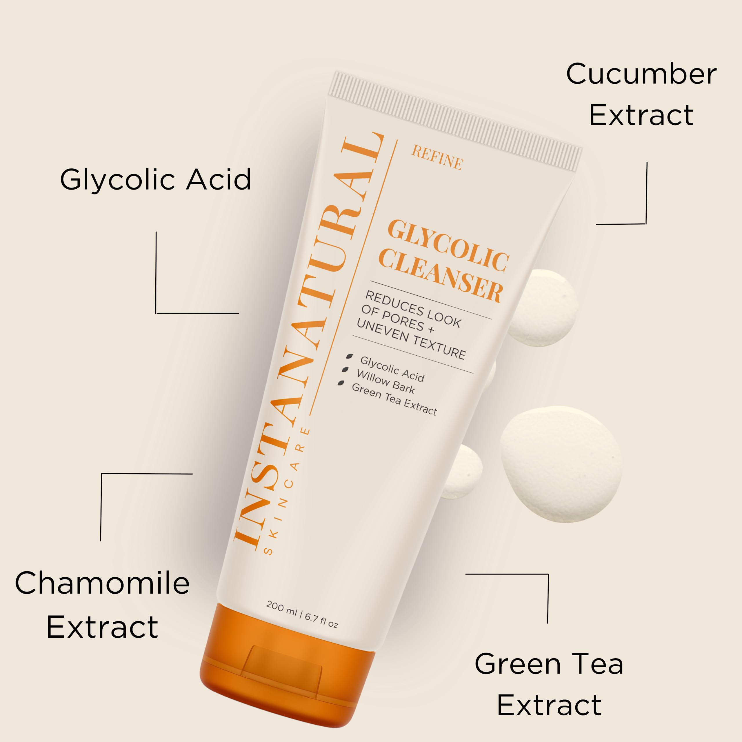 Mua InstaNatural Glycolic Facial Cleanser - Anti Wrinkle, Fine Line ...