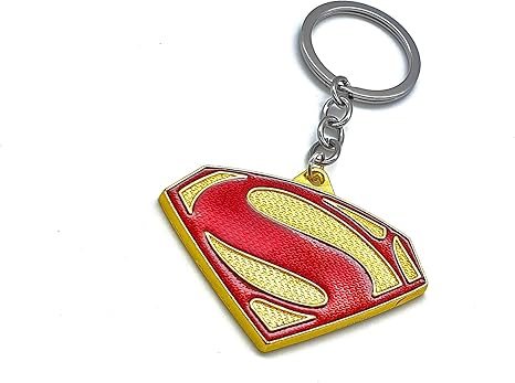 Superman Logo Emblem S Keyring / Keychain DC Comics Keyring Keychain (1 ...