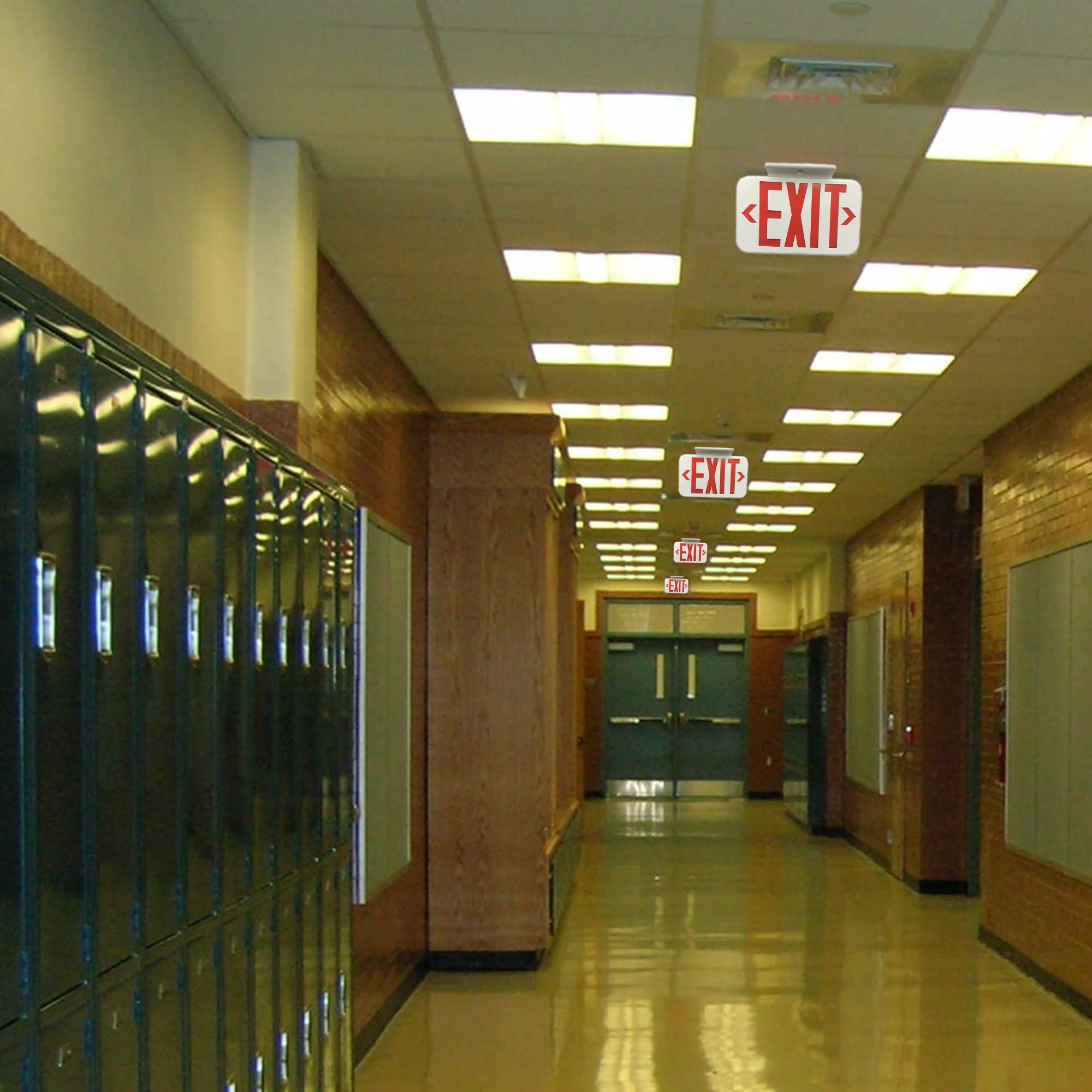 Mua Ciata 12 Pack Led Emergency Exit Sign with Battery Backup ...