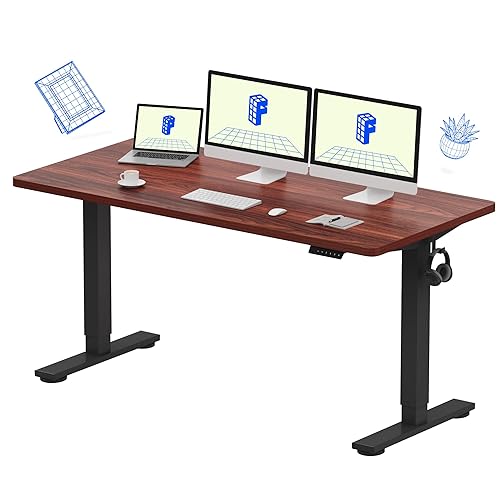 FLEXISPOT EN1 Whole-Piece Standing Desk - 60"x24" Electric Stand Up ...
