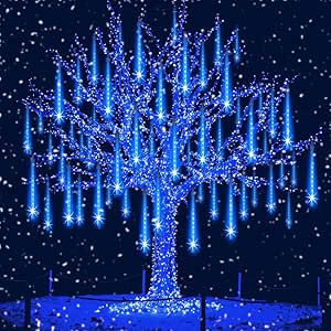 Rain Drop Lights, Aukora LED Meteor Shower Lights, Xmas Lights outdoor ...