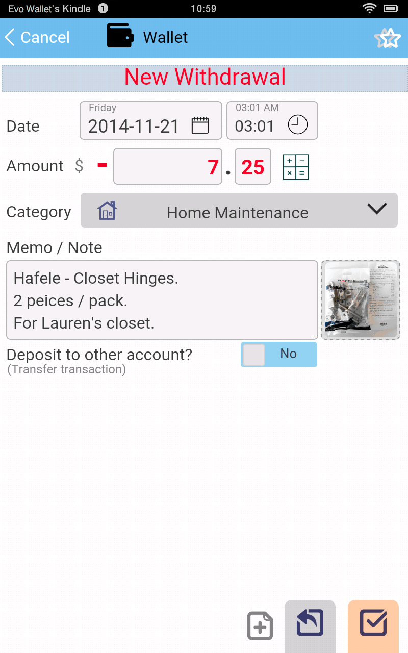 Evo Wallet - Money Tacker Free.:Amazon.in:Appstore for Android
