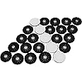 Amazon.com: 25 Clear Adhesive Backed Spider CD / DVD Hubs (Rosettes ...