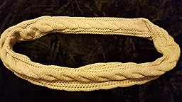 NEOSAN Womens Thick Ribbed Knit Winter Infinity Circle Loop Scarf Black ...