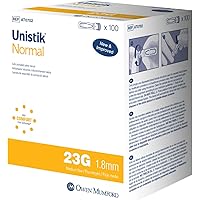 Amazon.com: Owen Mumford AT 1002 Unistik 3 Normal Safety Lancets, 1.8mm ...