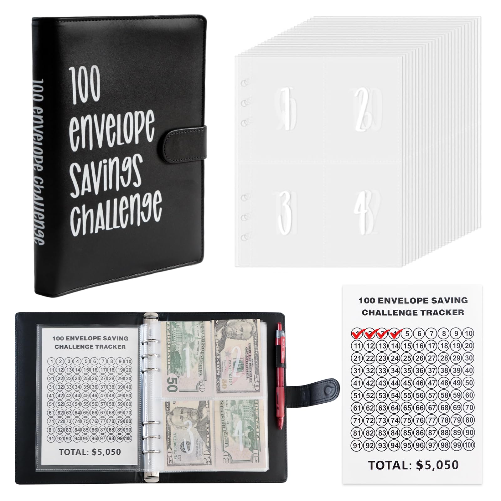 Mua Mtkocpk 100 Envelopes Money Saving Challenge- 100 Envelope ...