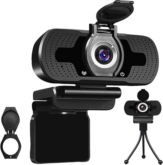 Computer Webcam and Speaker PC Laptop Camera for Zoom Webcam with ...