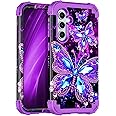Amazon.com: Miqala for Galaxy A55 5G/A35 5G Case,Glow in The Dark Three Layer Heavy Duty ...