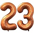Amazon.com: Orange 23 Number Balloons, 40 Inch Giant Number Balloons ...