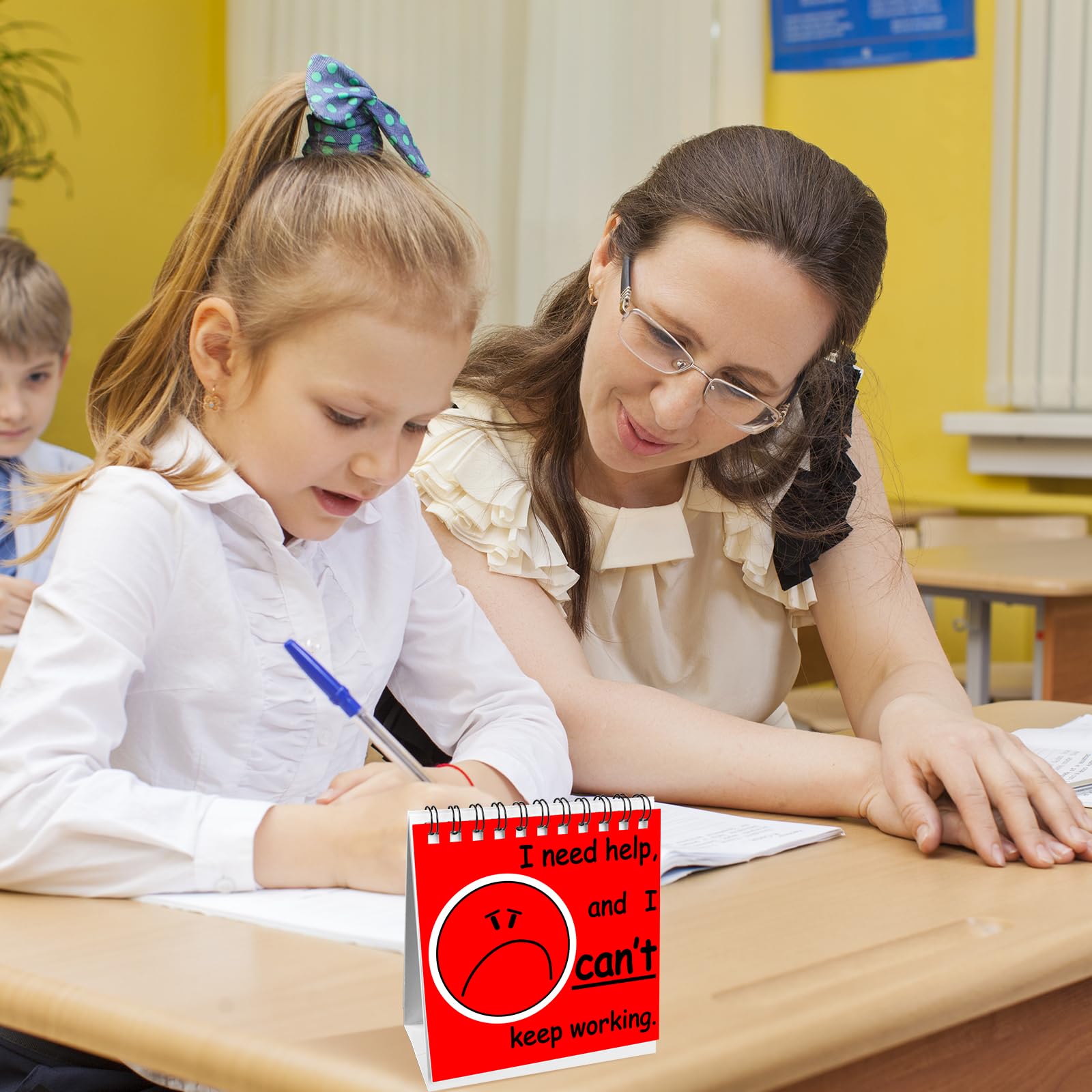 Mua 24 Pcs I Need Help Mini Flip Chart Signs for Students,Self ...