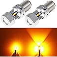Amazon.com: Phinlion 1157 7528 Amber LED Turn Signal Light Bulbs Super ...