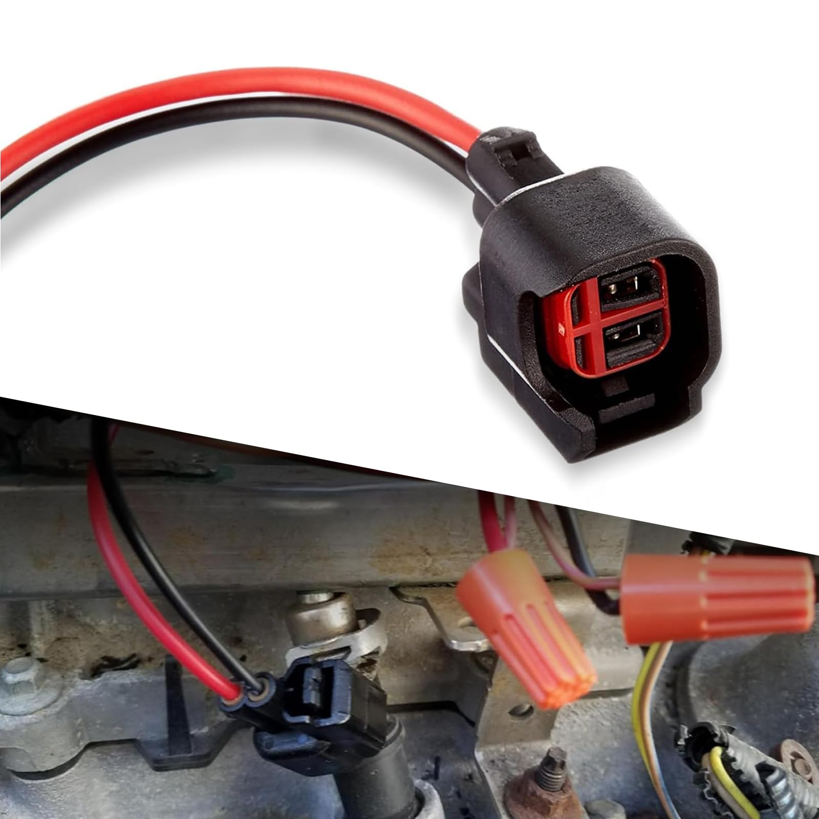 Mua Pack-1 EV6 EV14 Injector Connector, Fuel Injector Pigtail Connector ...
