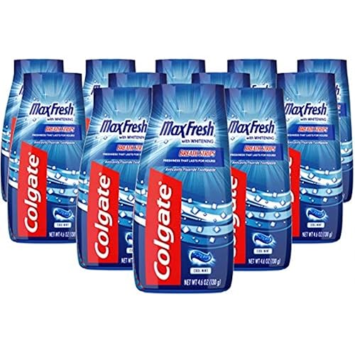 Colgate 2 in 1 Toothpaste Gel and Mouthwash ,4.6 Oz (Pack of 12) in ...