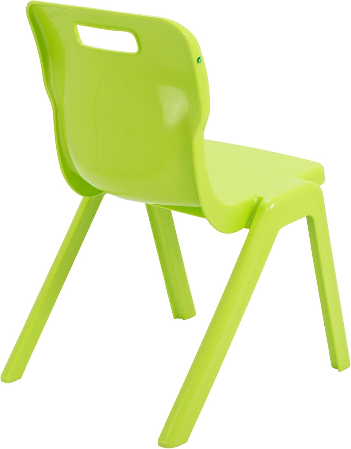 Titan One Piece Classroom Chair, Plastic, Lime Green, Size 6 for Ages ...