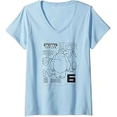 Amazon.com: Disney Big Hero 6 Baymax Upgrades Kanji Schematics T-Shirt ...
