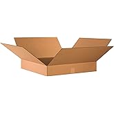 Amazon.com: BOXES FAST 24x24x4 Flat Corrugated Boxes, Flat, 24L x 24W x ...