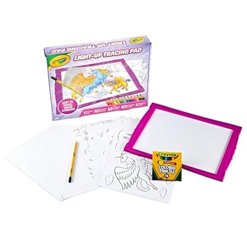 Crayola Light Up Tracing Pad Pink, Best Birthday, Holiday & Christmas ...