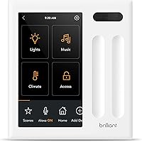 Brilliant Smart Home Control (2-Switch Panel) — Alexa Built-In ...
