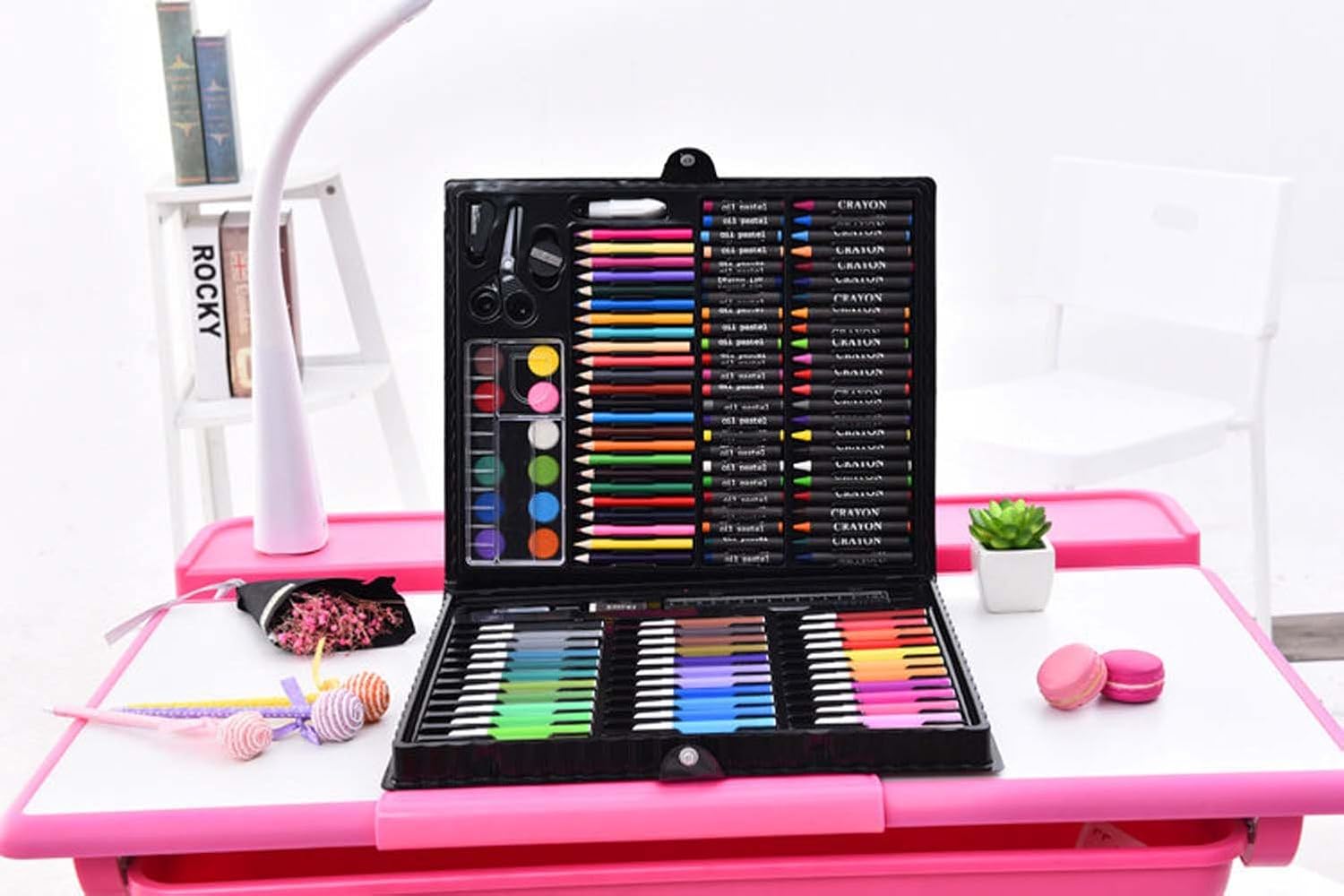 Aidle 150pcs Artist Art Drawing Sets, Colored Pencil Drawing Art Marker ...