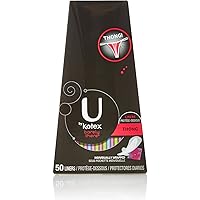 Amazon.com : U by Kotex Barely There Thong Pantiliners 50 ea (Pack of 4 ...