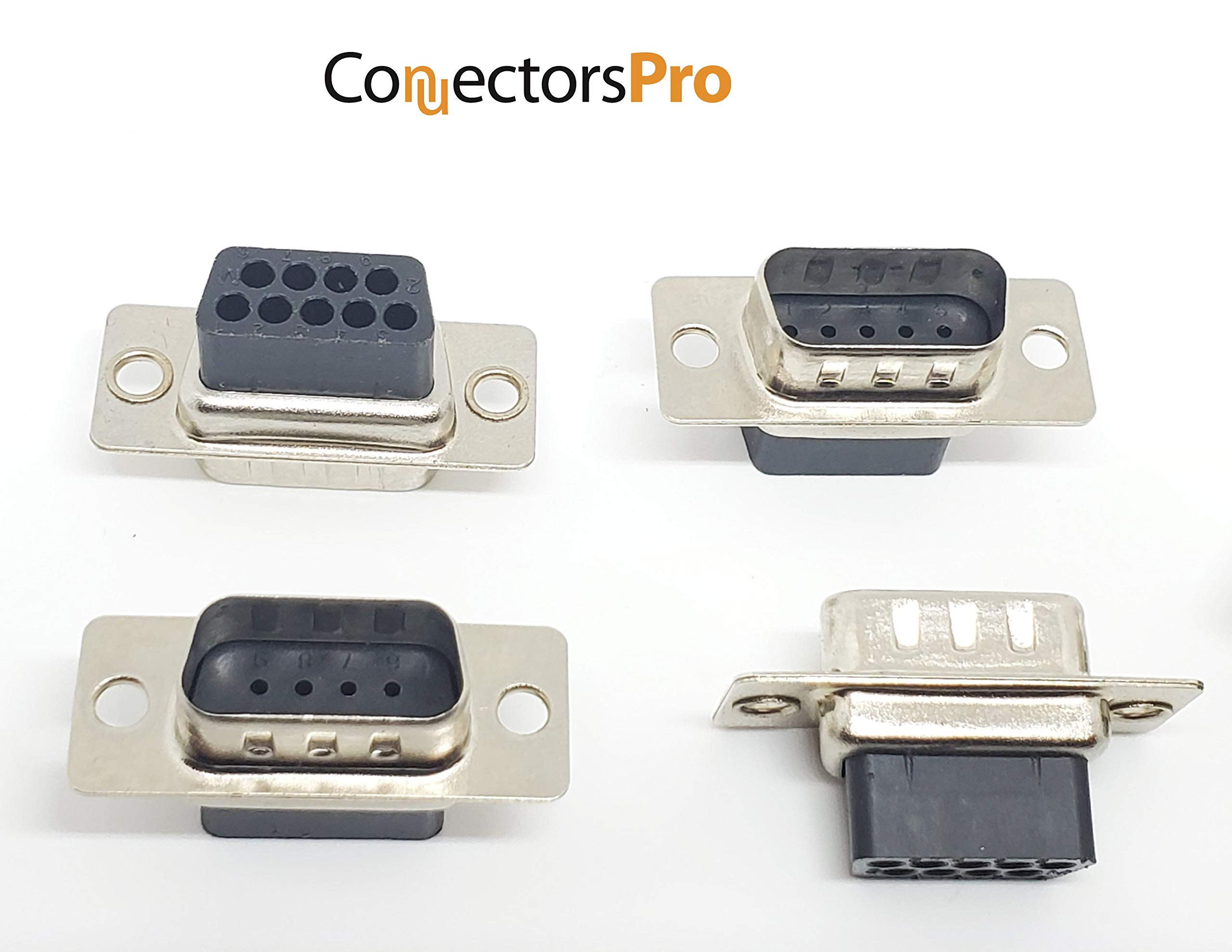 Mua Connectors Pro 5 Sets Crimp Type DB9 Male + Plastic Hoods + Pins D ...