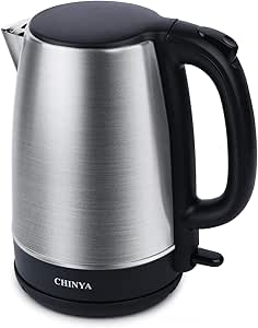 Amazon.com: CHINYA Electric Kettle, 1.7 Liter Stainless Steel Tea ...