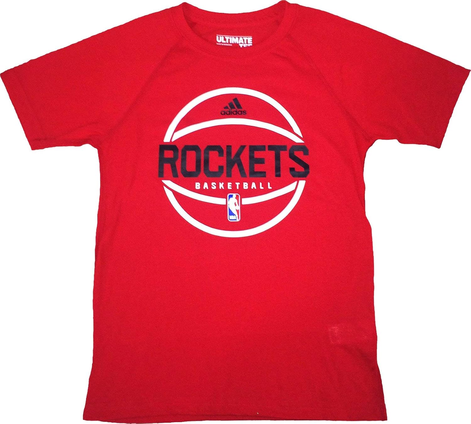 Amazon.com: Houston Rockets Red Ultimate Short Sleeve Performance Tee ...